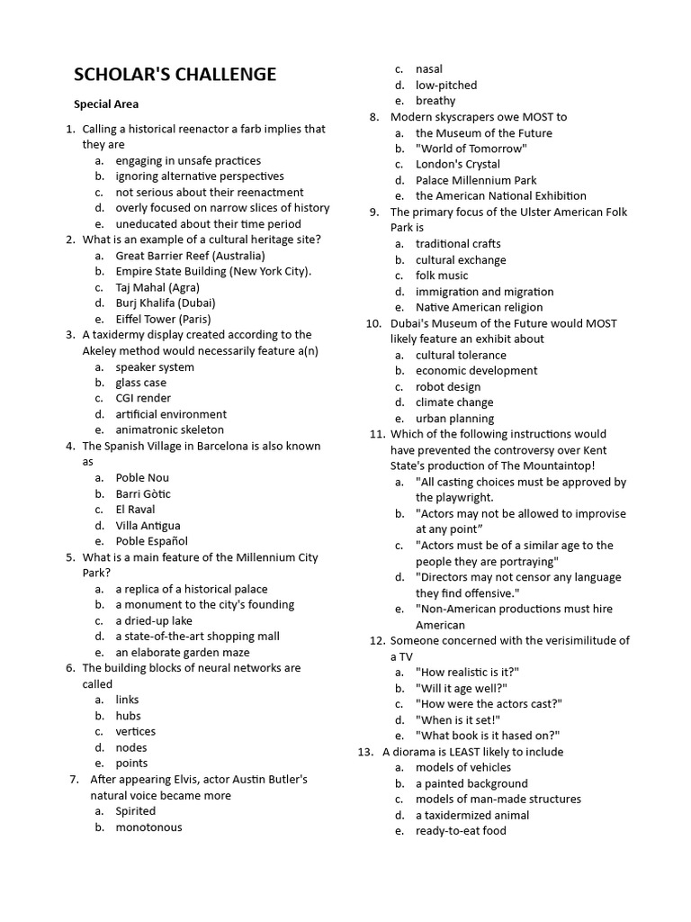 SCHOLAR Challange 2023 | PDF