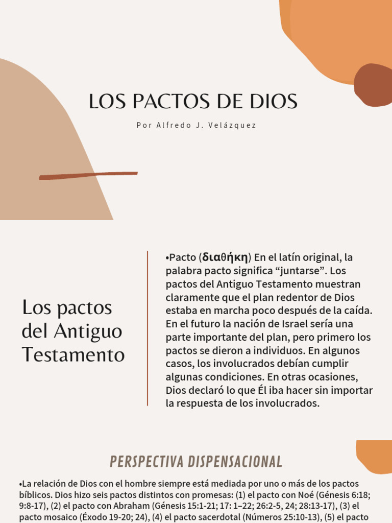 Los Pactos de Dios | PDF | Jesús | eucaristía Los Pactos de Dios | PDF | Jesús | eucaristía