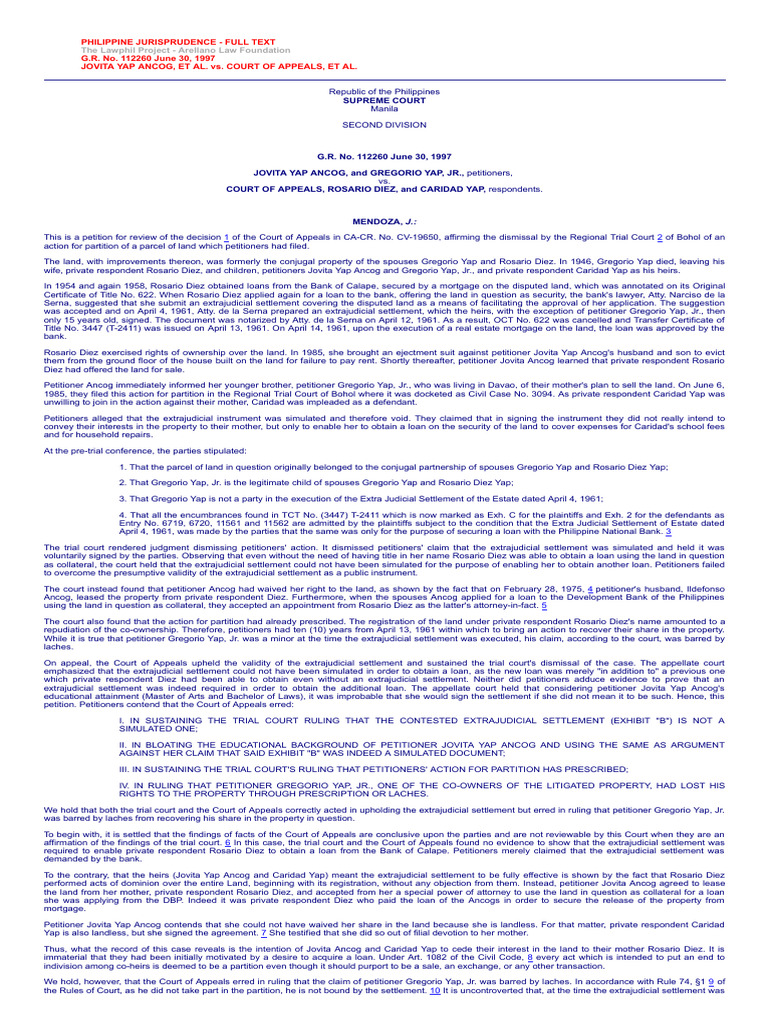 Ancog vs. Court of Appeals | Download Free PDF | Trust Law | Appeal