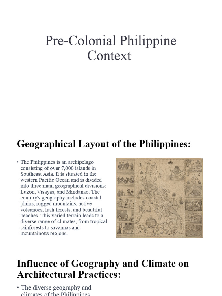 Pre-Colonial Philippine Context | PDF