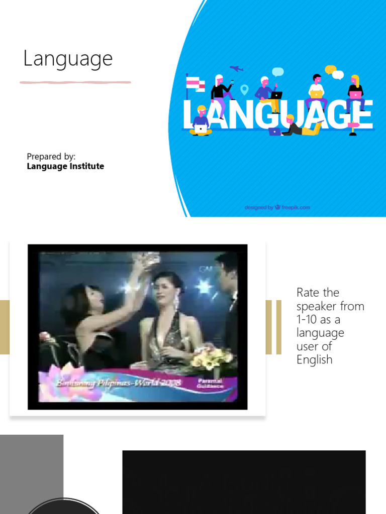 1 - Language | PDF | Communication | Dialect