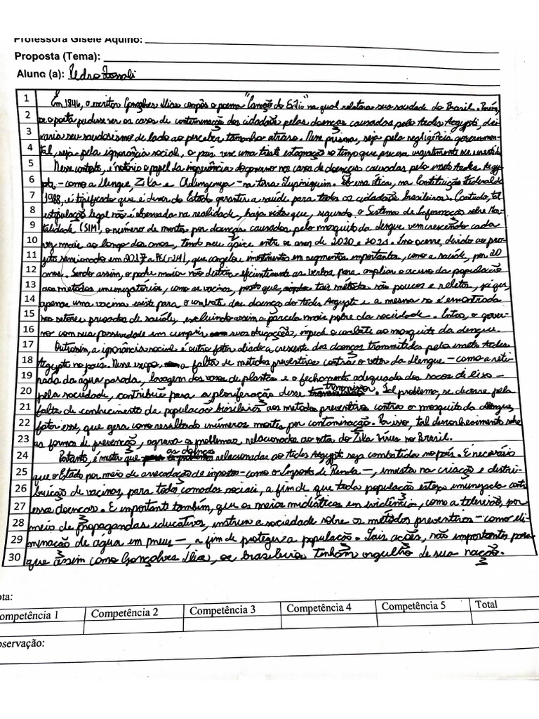 Redação Modelo | PDF