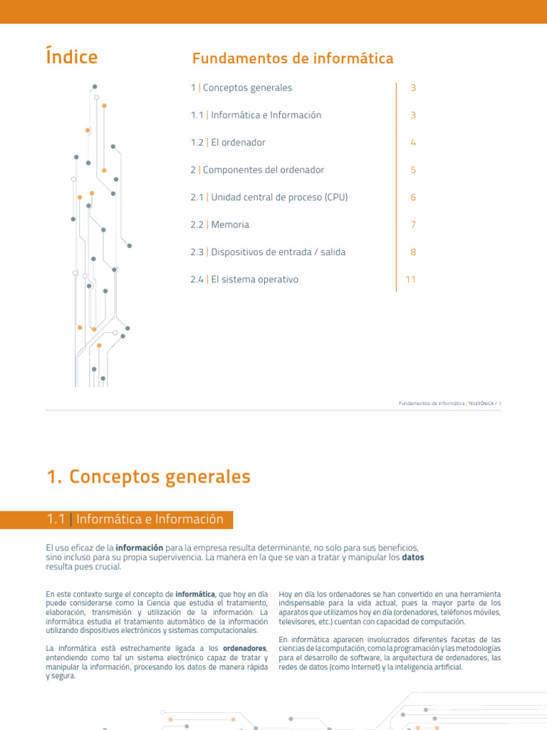 Fundamentos de Informatica | PDF | Almacenamiento de datos de la computadora | Hardware de la ...