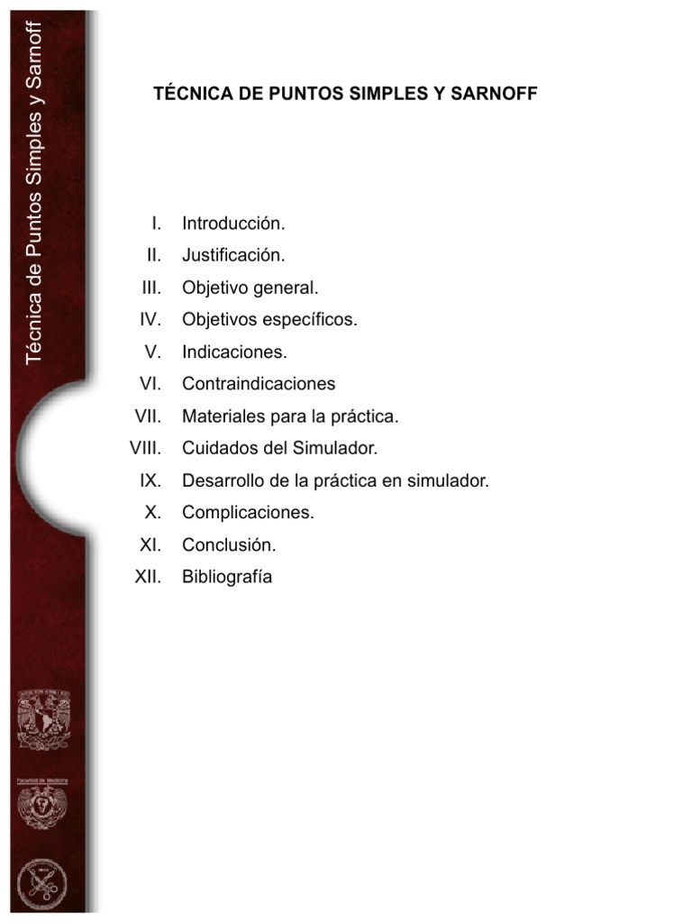 VF TécnicaS de Puntos Simples Sarnoff e Intradérmico | PDF | Cirugía ...