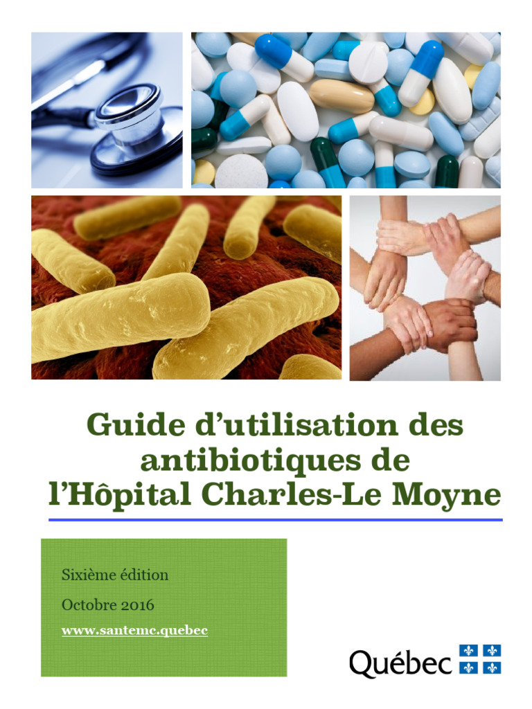 Guide des antibiotiques HCLM 2016 | PDF | Épidémiologie | Traitements ...