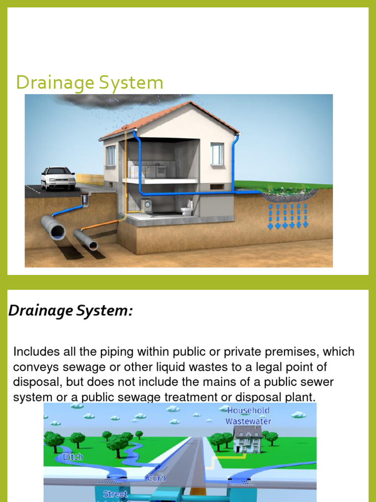 Comprehensive Guide to Drainage Systems | PDF | Sewage | Plumbing