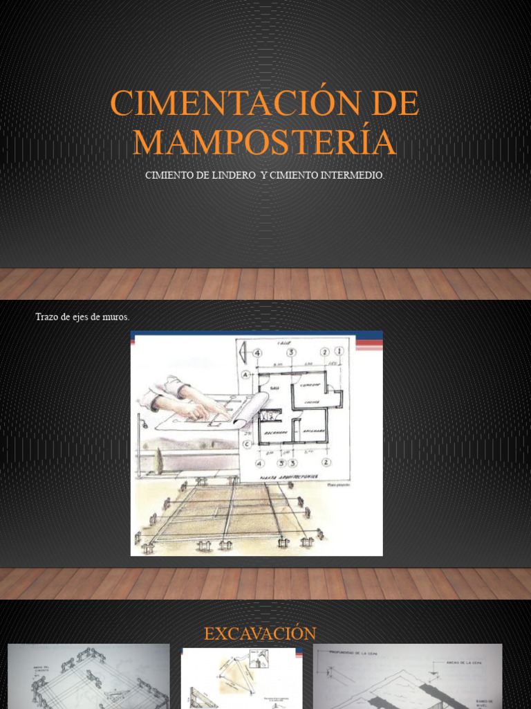 Cimentación de Mampostería | PDF