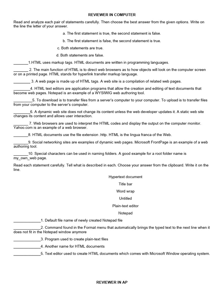 Reviewer in Computer | PDF | World Wide Web | Internet & Web