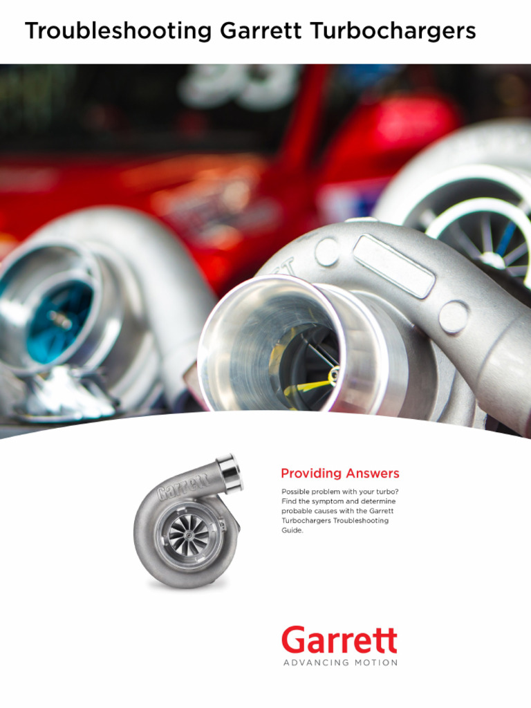 Garrett Troubleshooting Guide 1 en | PDF