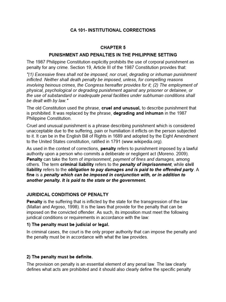 Week 4 - CA 101 Lectures | PDF | Eighth Amendment To The United States ...