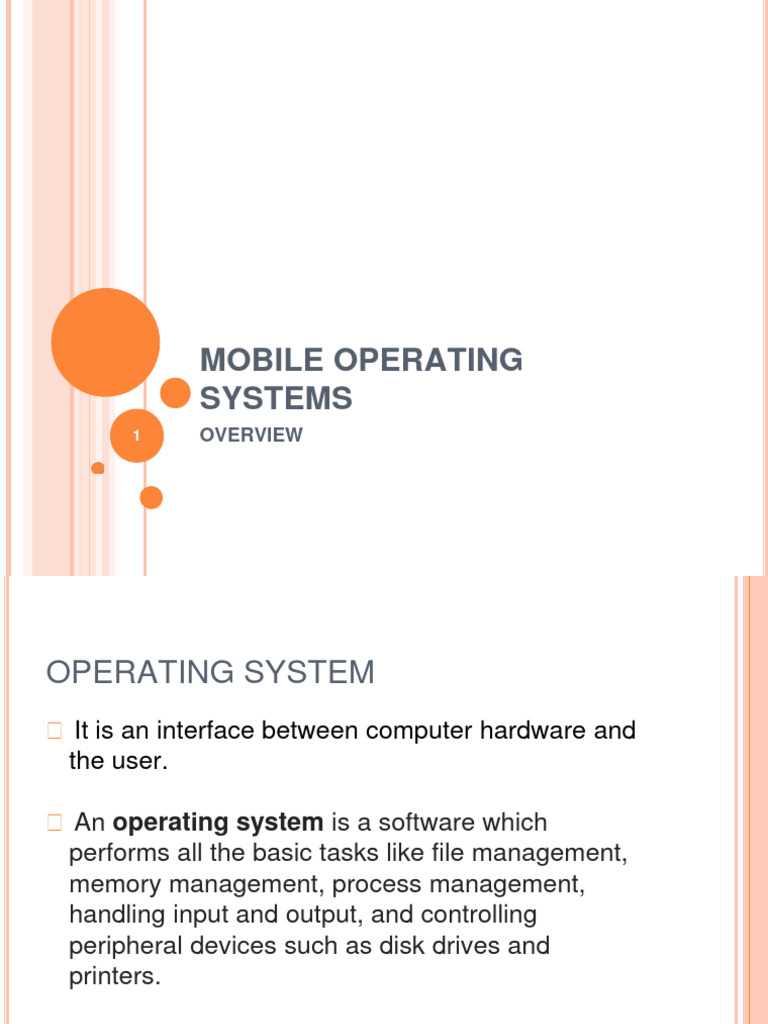 Mos PPT 200529111233 | PDF | Operating System | Smartphone