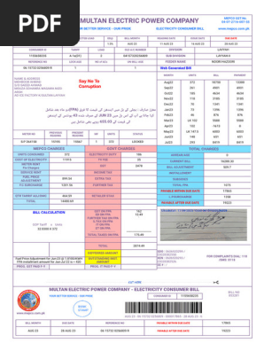 Multan electric power company store