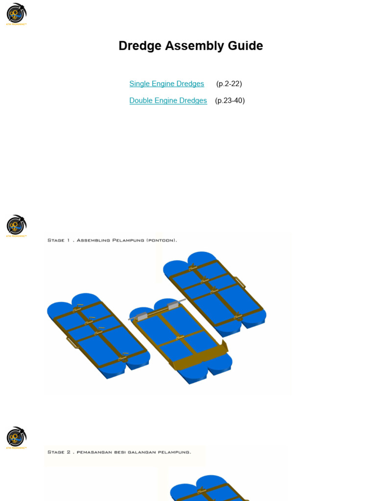 ATM Promining Dredge Assembly Guide | PDF