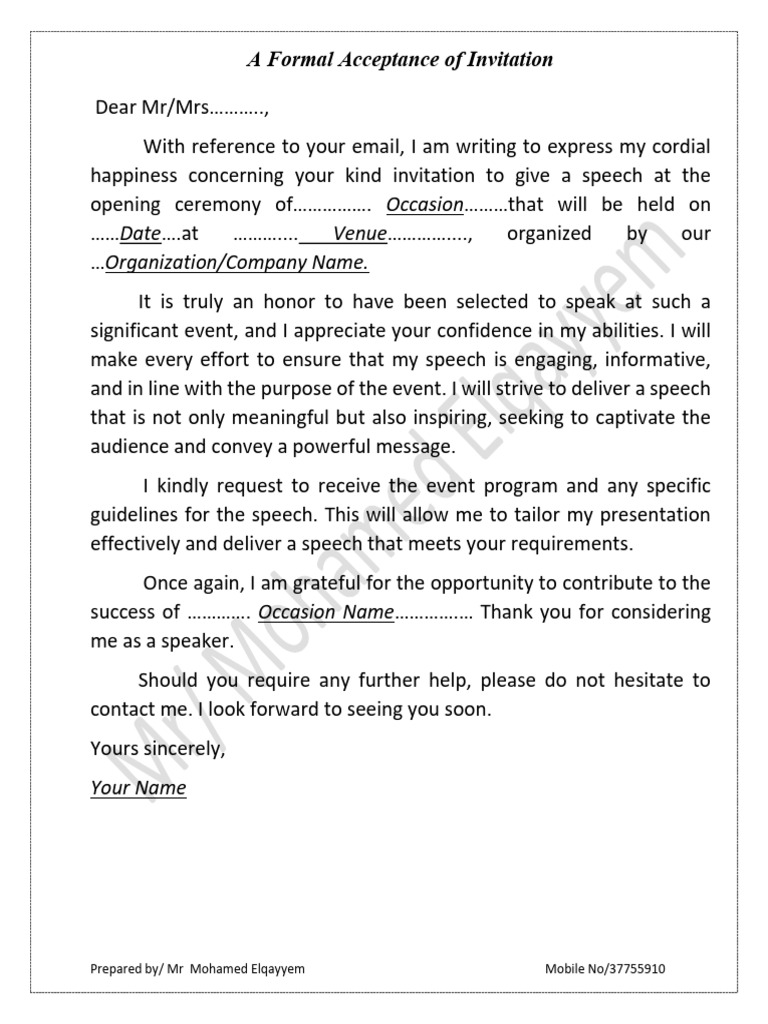 Formal Acceptance | PDF