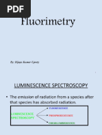FLUORIMETRY | PDF | Fluorescence | Fluorescence Spectroscopy