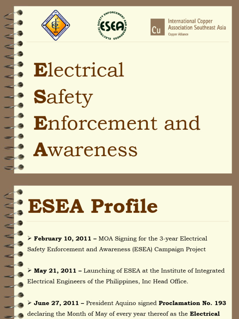 ESEA Electrical Safety Presentation | PDF