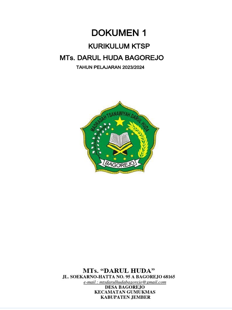 Cover DLL KTSP 2023-2024 | PDF