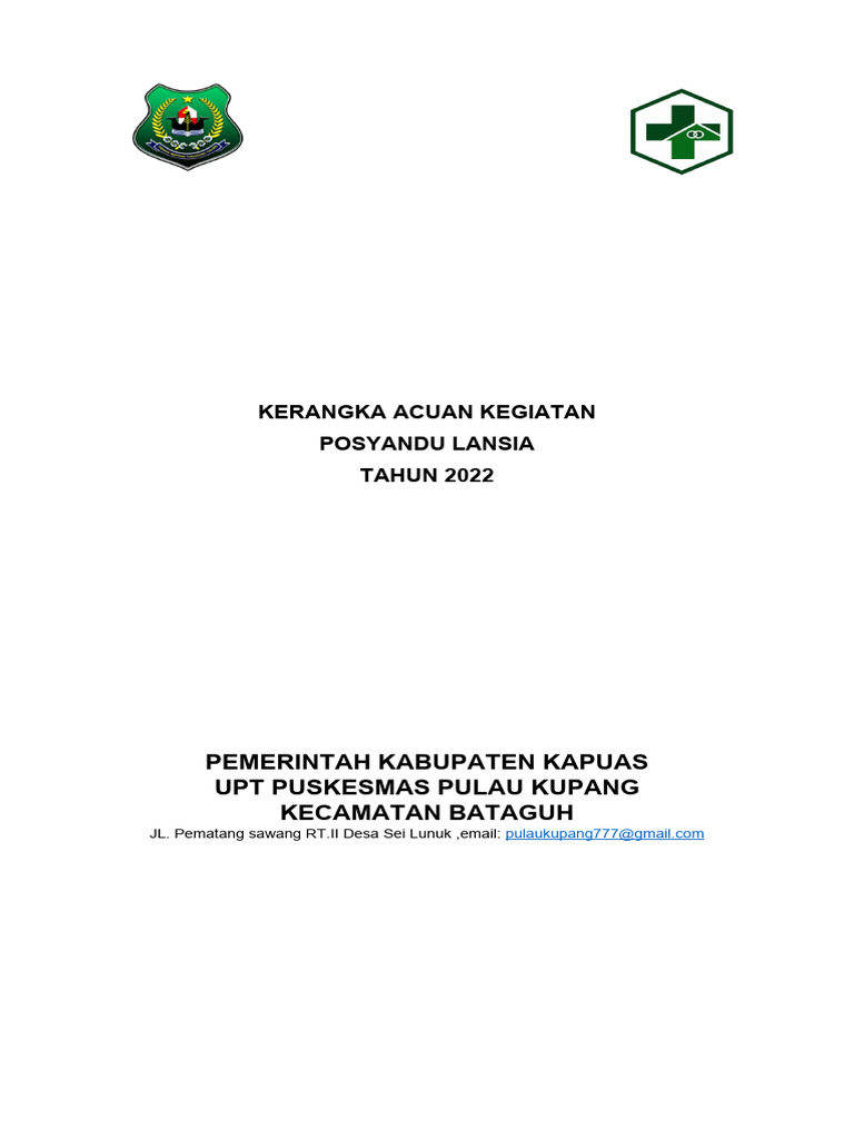 Kak Posyandu Lansia | PDF | Pengembangan Diri | Gaya Hidup