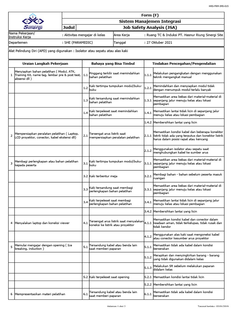 Sugi#Jsa Mengajar Di Kelas | PDF