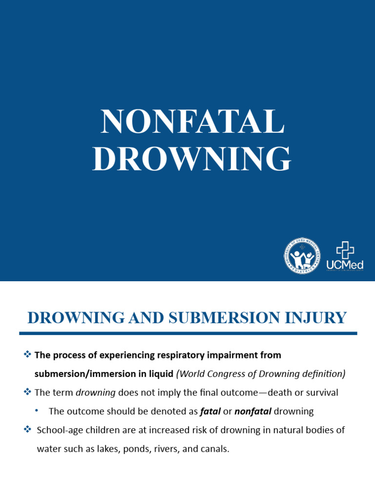 Nonfatal Drowning | PDF | Cardiopulmonary Resuscitation | Clinical Medicine