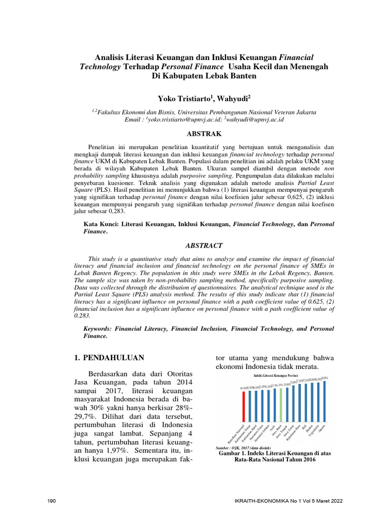 1725-Article Text-2820-1-10-20211105 | PDF | Pengelolaan Keuangan & Uang | Ilmu Sosial