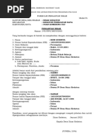 Formulir Nikah Model N1-N7 Terbaru Nomor 473 Tahun 2020 | PDF