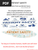 Patient Safety Quiz | PDF | Patient Safety | Patient