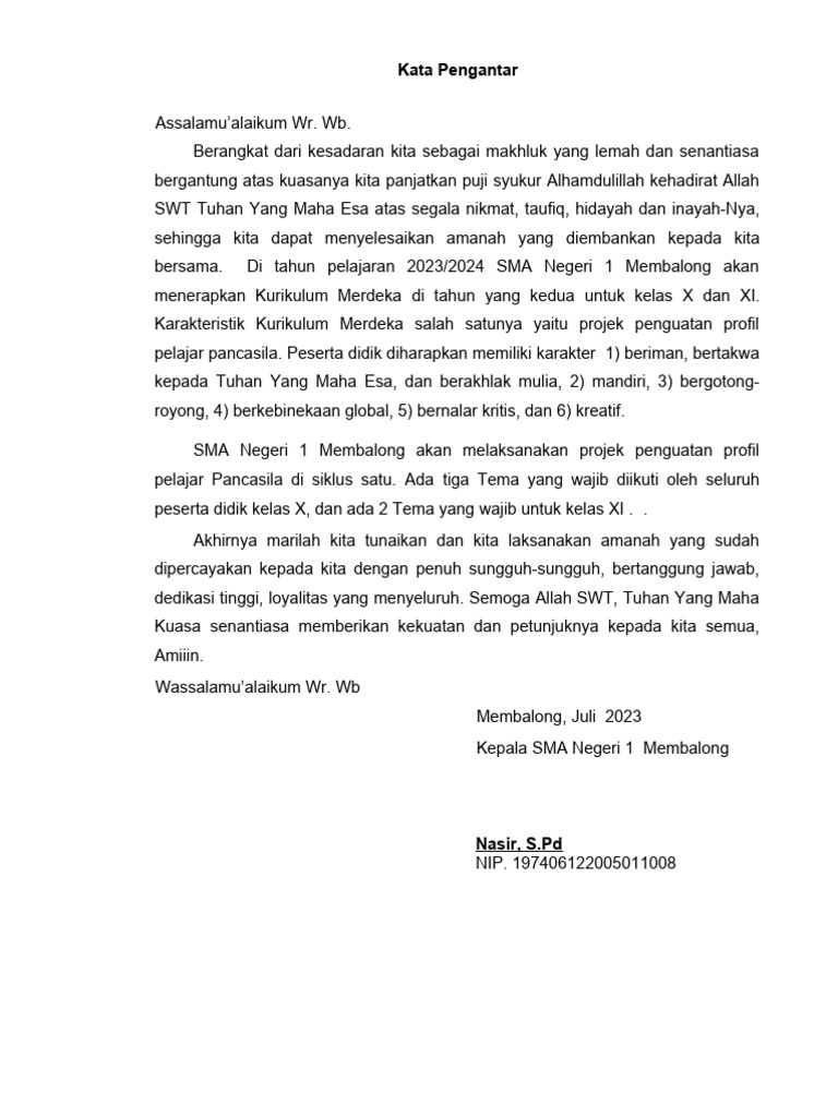 Program P5 2023 2024 | PDF | Karier & Perkembangan