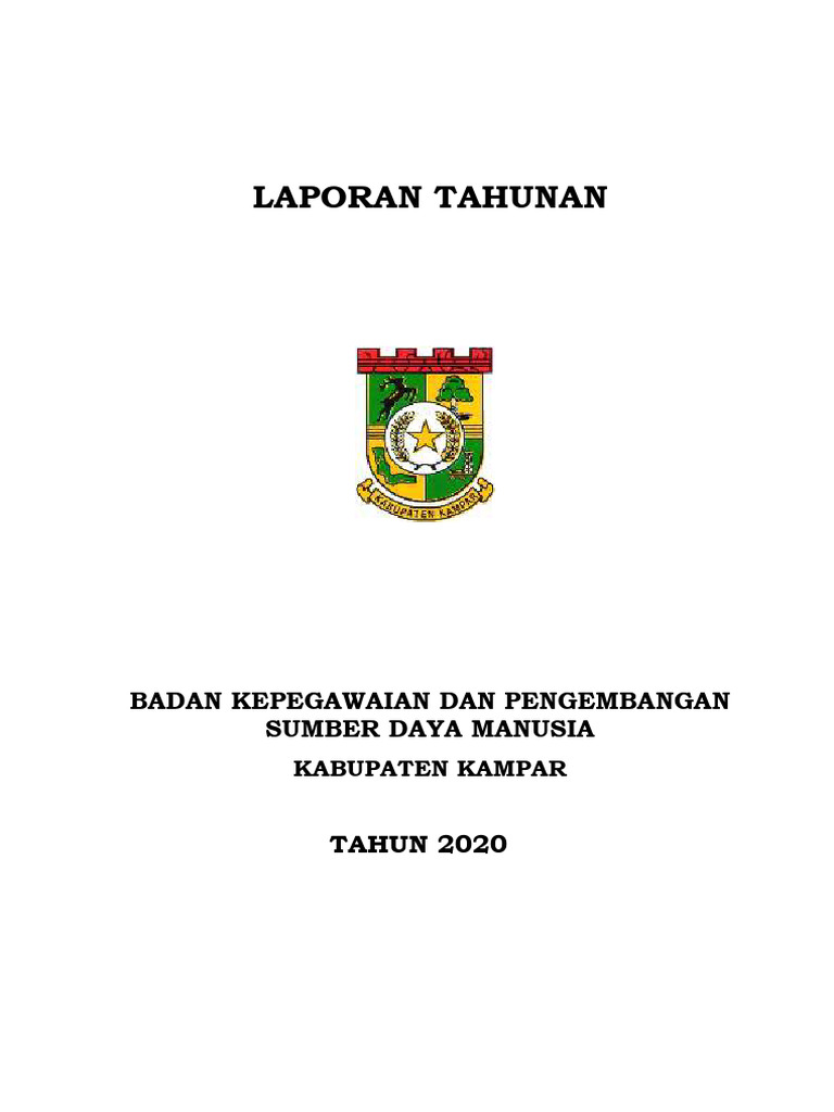 contoh laporan akhir tahun | PDF