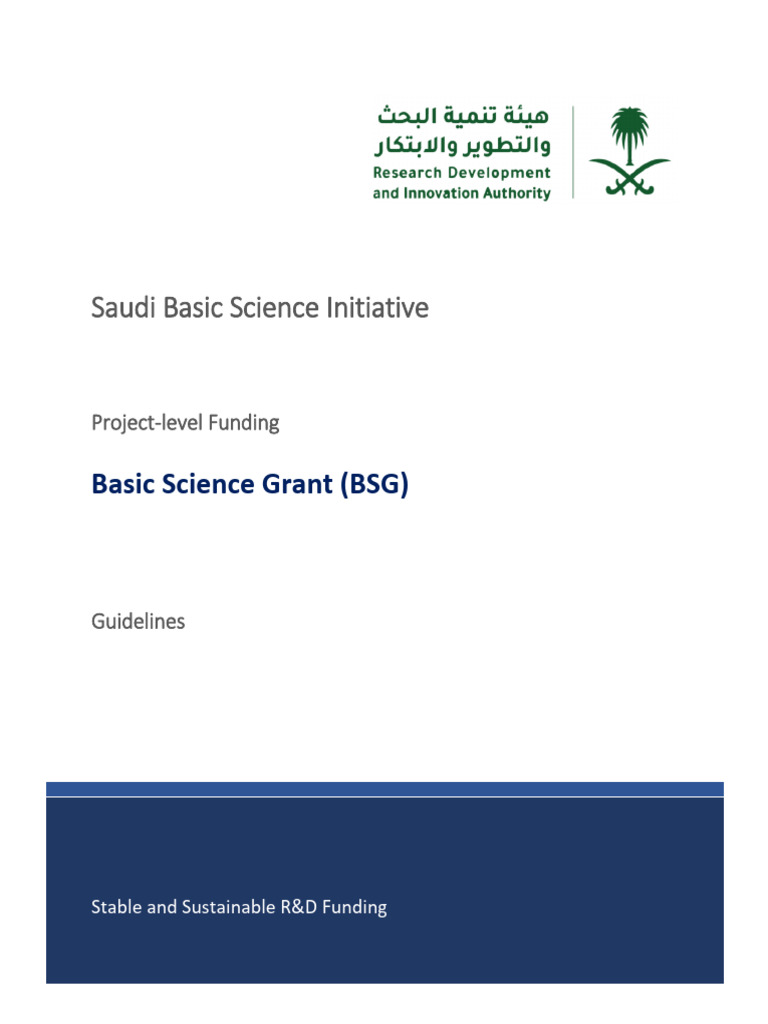 RDIA Basic Science Grants Overview | PDF | Science | Photovoltaics