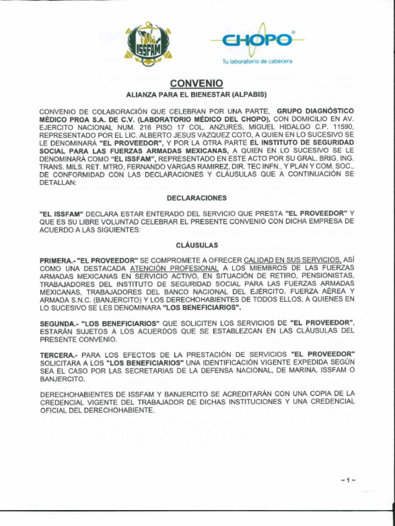 Conv Chopo | PDF