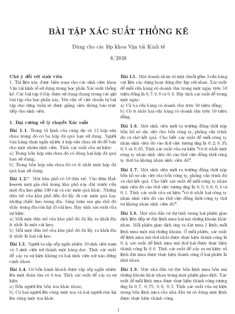 baitapXS Kinhte | PDF