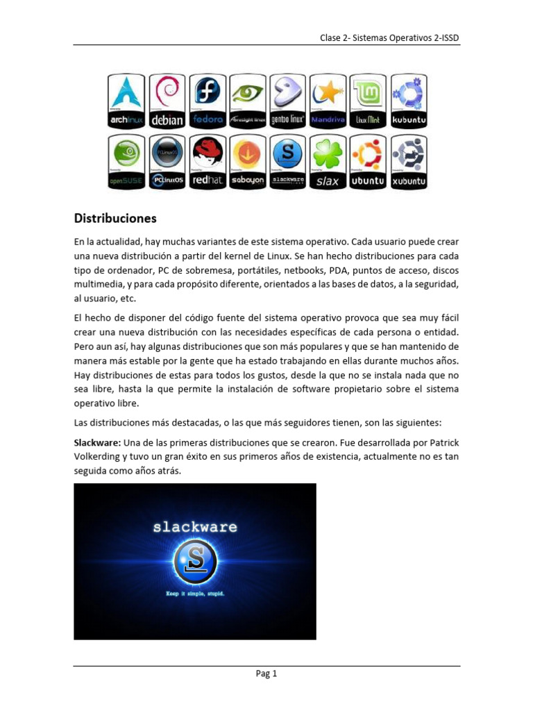Clase 3 | PDF | Distribución de Linux | Ñu