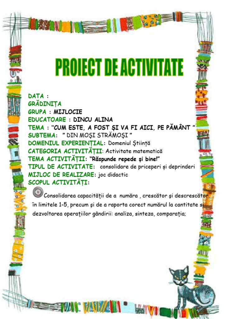 Pd. Joc Didactic Matematic | PDF