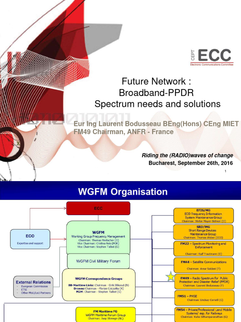 Laurent - Bodusseau BB PPDR | PDF | Lte (Telecommunication) | Radio Spectrum