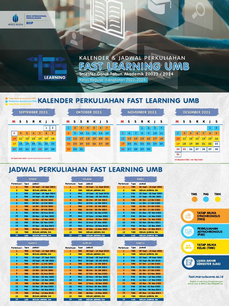 KALENDER PERKULIAHAN FAST LEARNING Final | PDF | Échecs