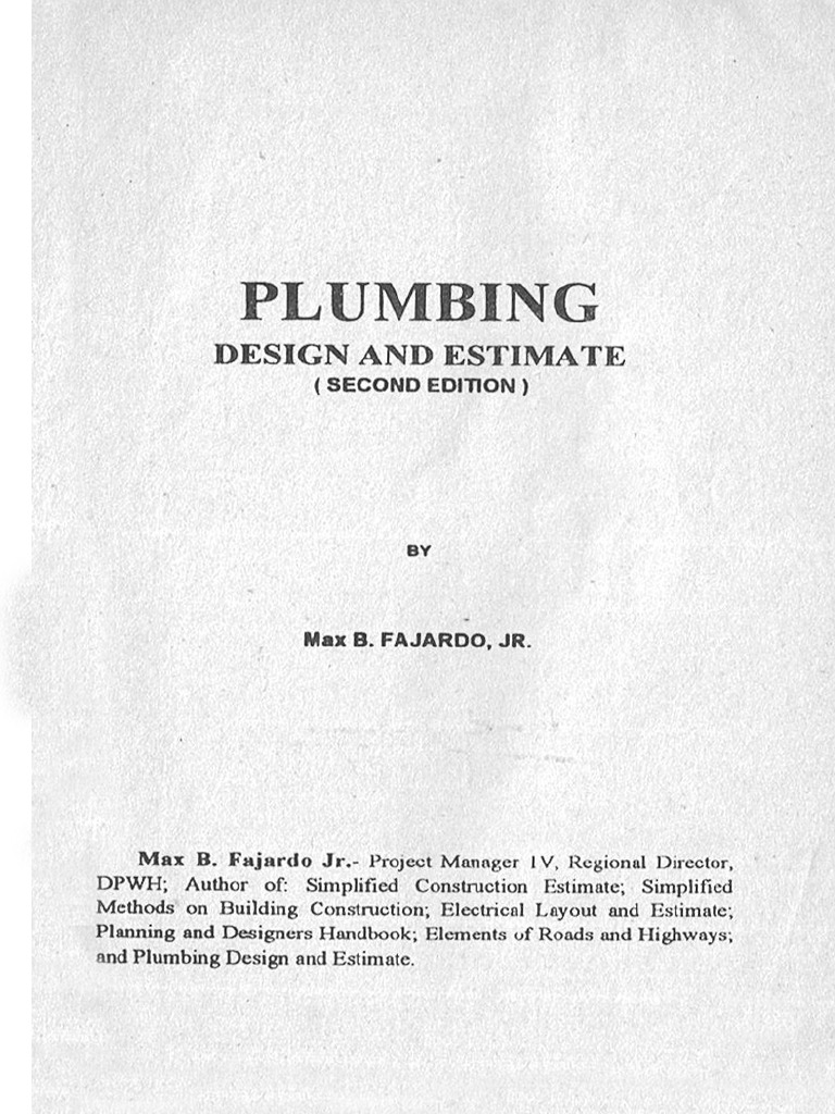 Plumbing Design and Estimate | PDF