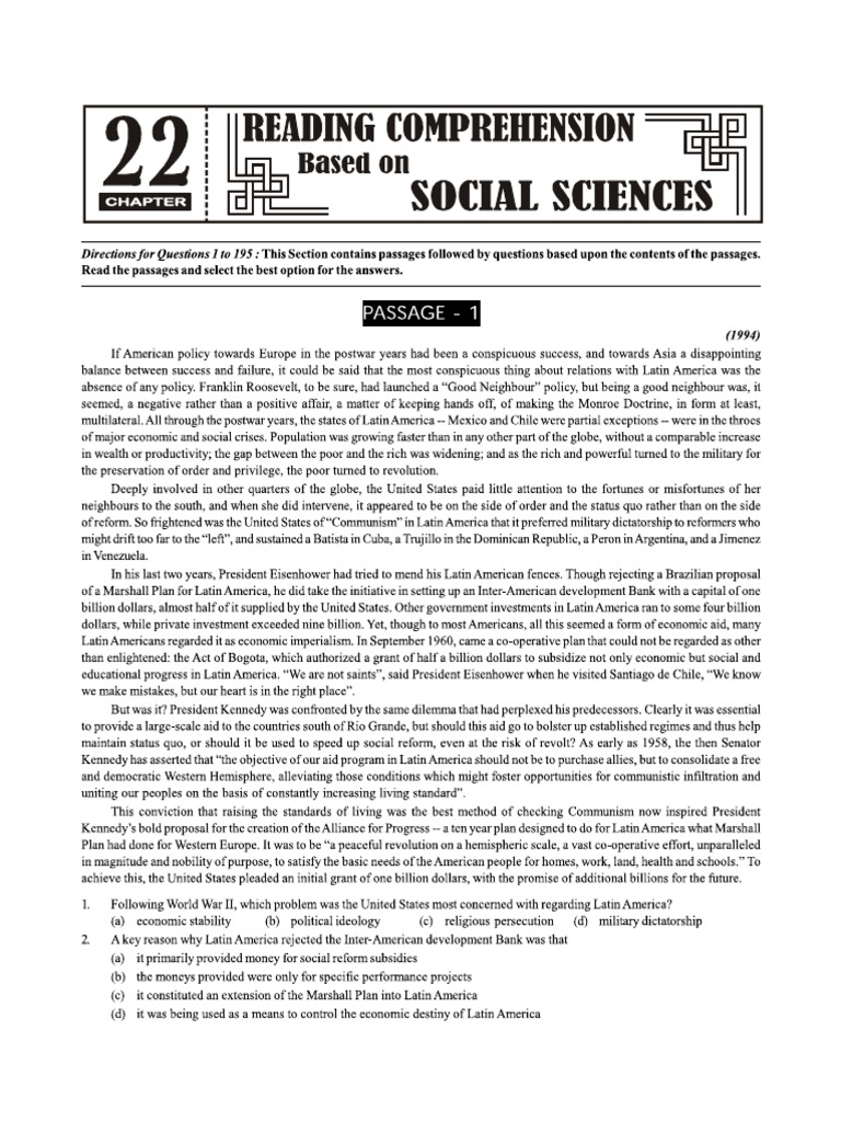 Social Science Paragraph | PDF