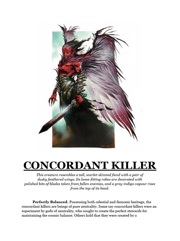 Concordant Killer | PDF