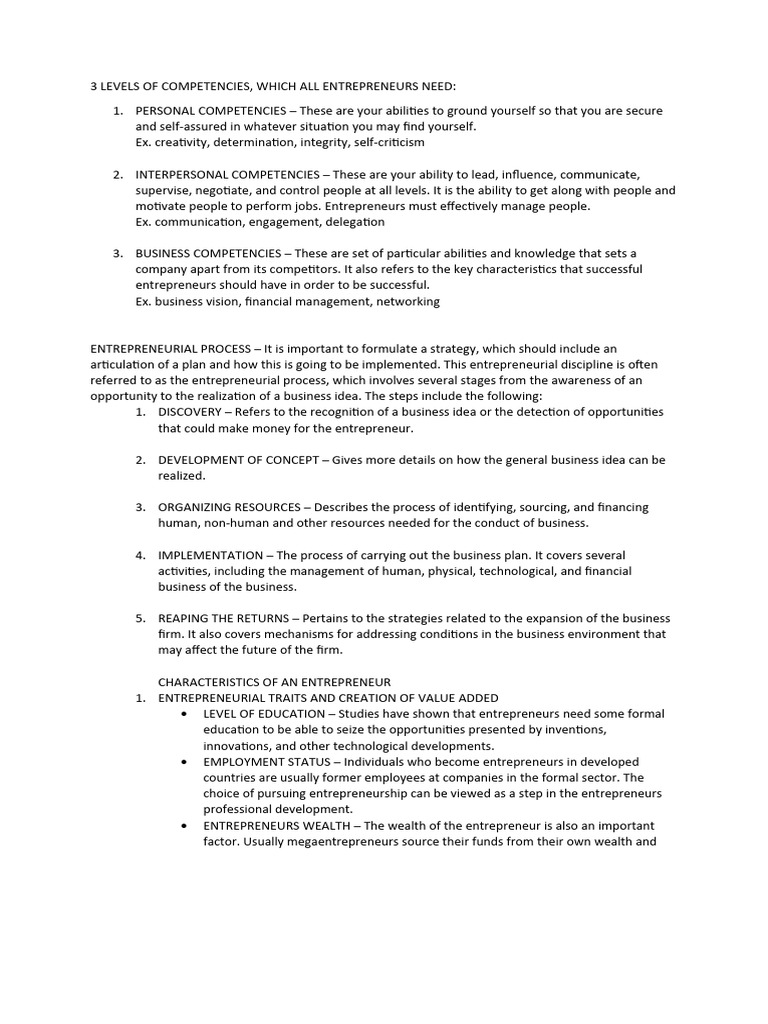 Group 2 Entrep | PDF | Entrepreneurship | Business