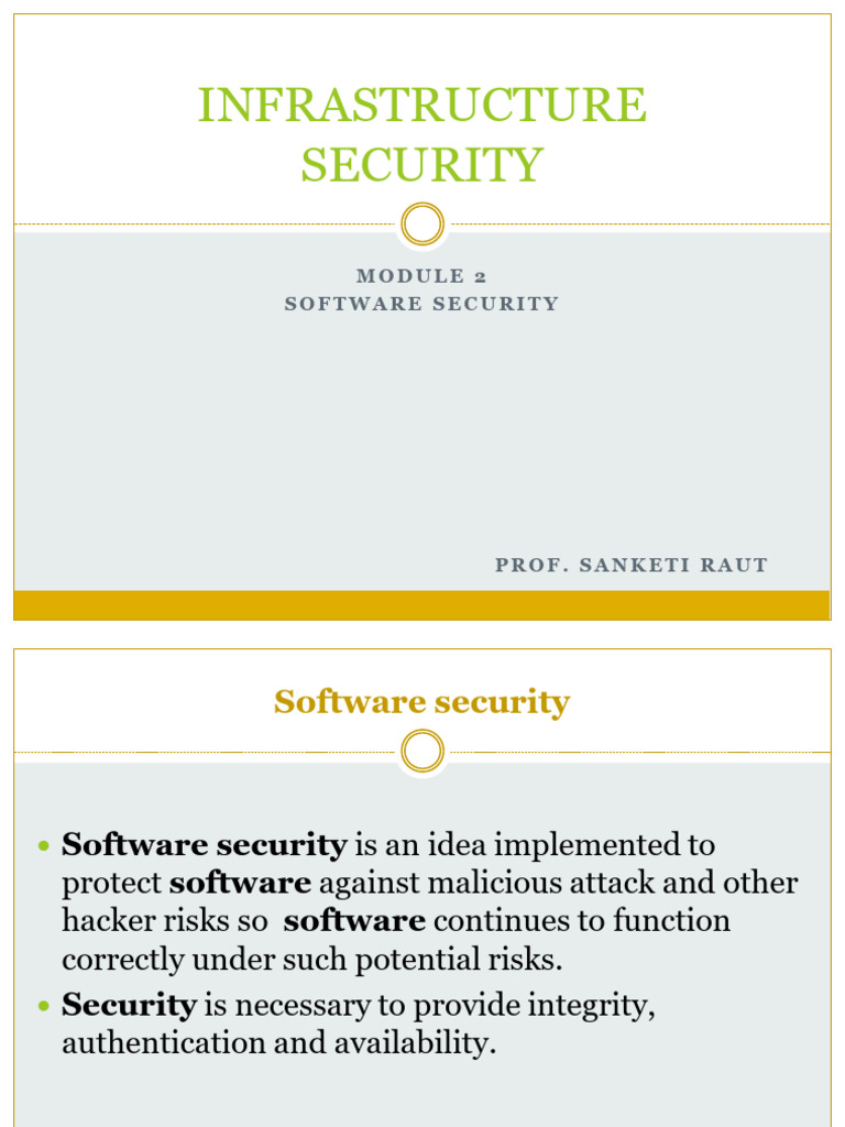 Infrastructure Security | PDF | Security | Cyberwarfare