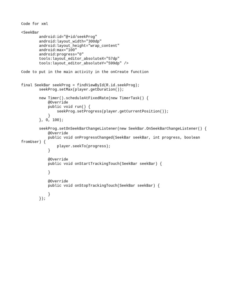 Progressbar Function For Mediaplayer Pdf 