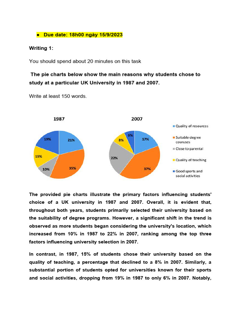 Đề 3 - Pie chart Opinion 1 | PDF
