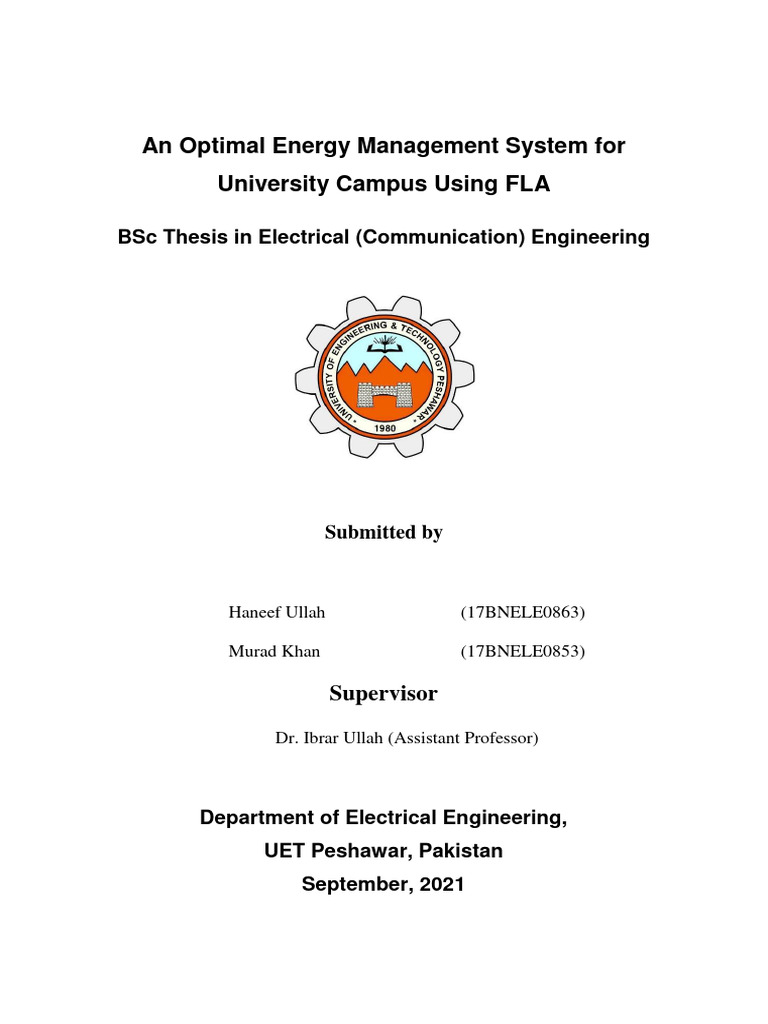 Thesis | PDF | Smart Grid | Electrical Grid
