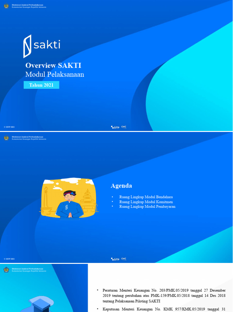 TOT - Overview SAKTI Pelaksanaan | PDF