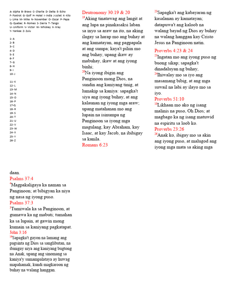 Bible Drill For Audience | PDF