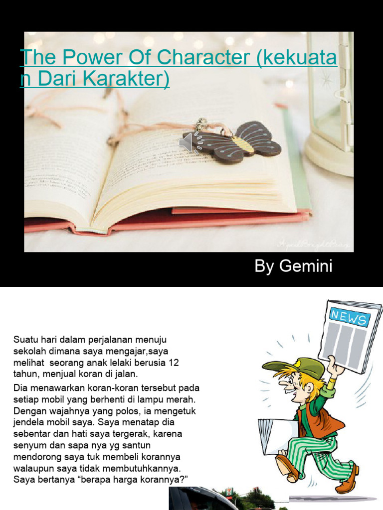 The Power of Character Kekuatandarikarakter | PDF | Karier ...