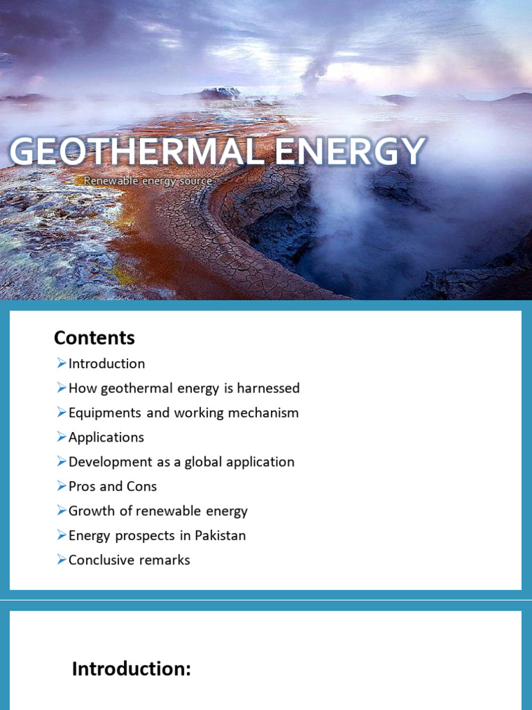 Geothermal Energy | PDF | Geothermal Energy | Renewable Energy
