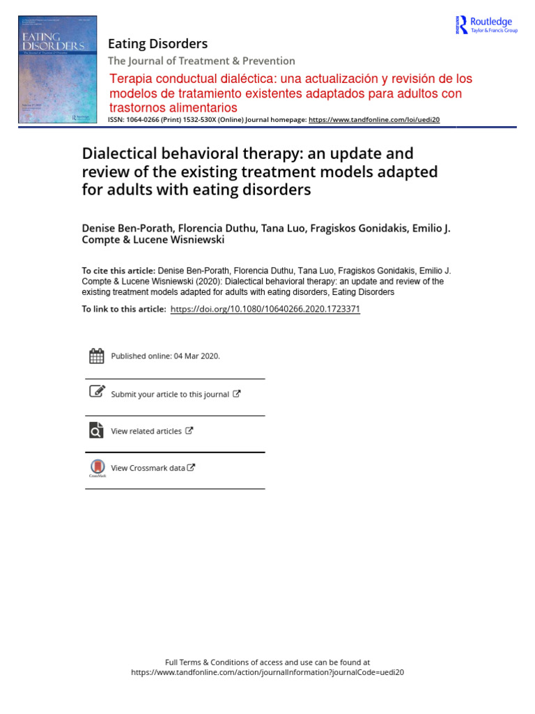 Ben Porath 2020 | PDF | Self-Improvement