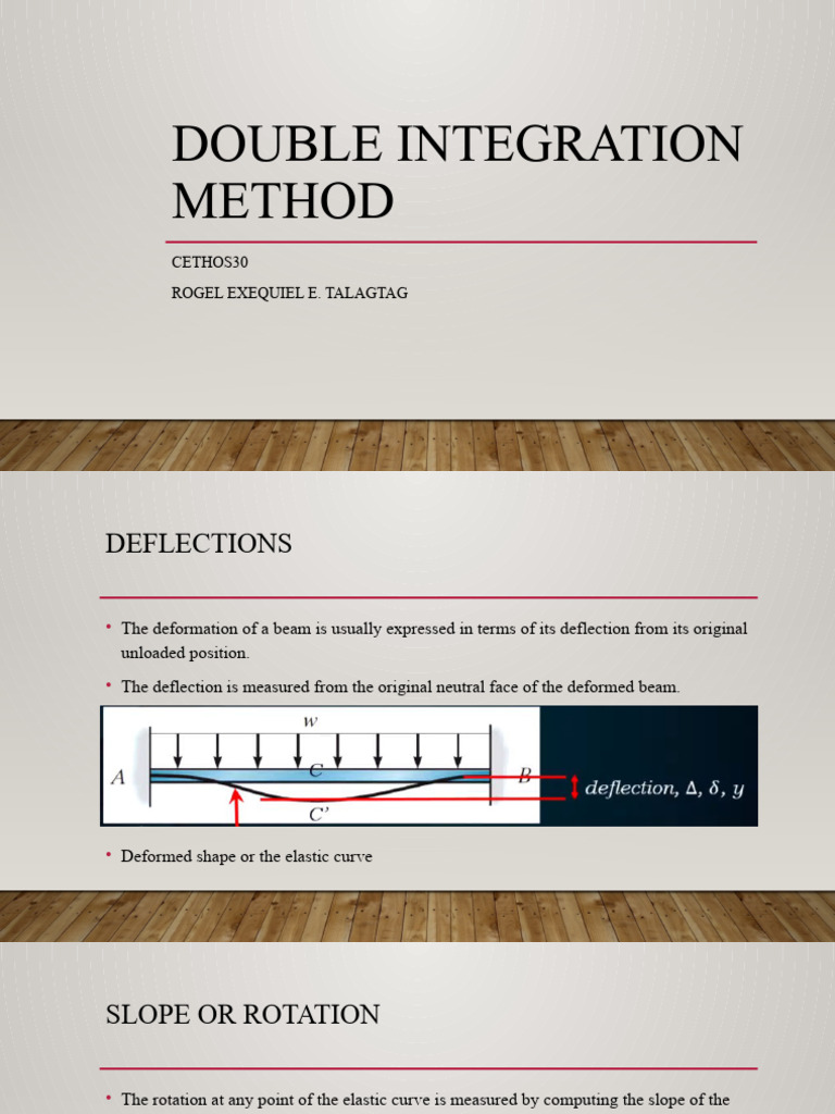 Double Integration Method | PDF